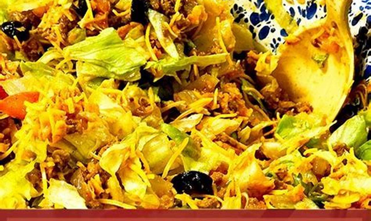 Best Taco Salad with Western Dressing Recipe