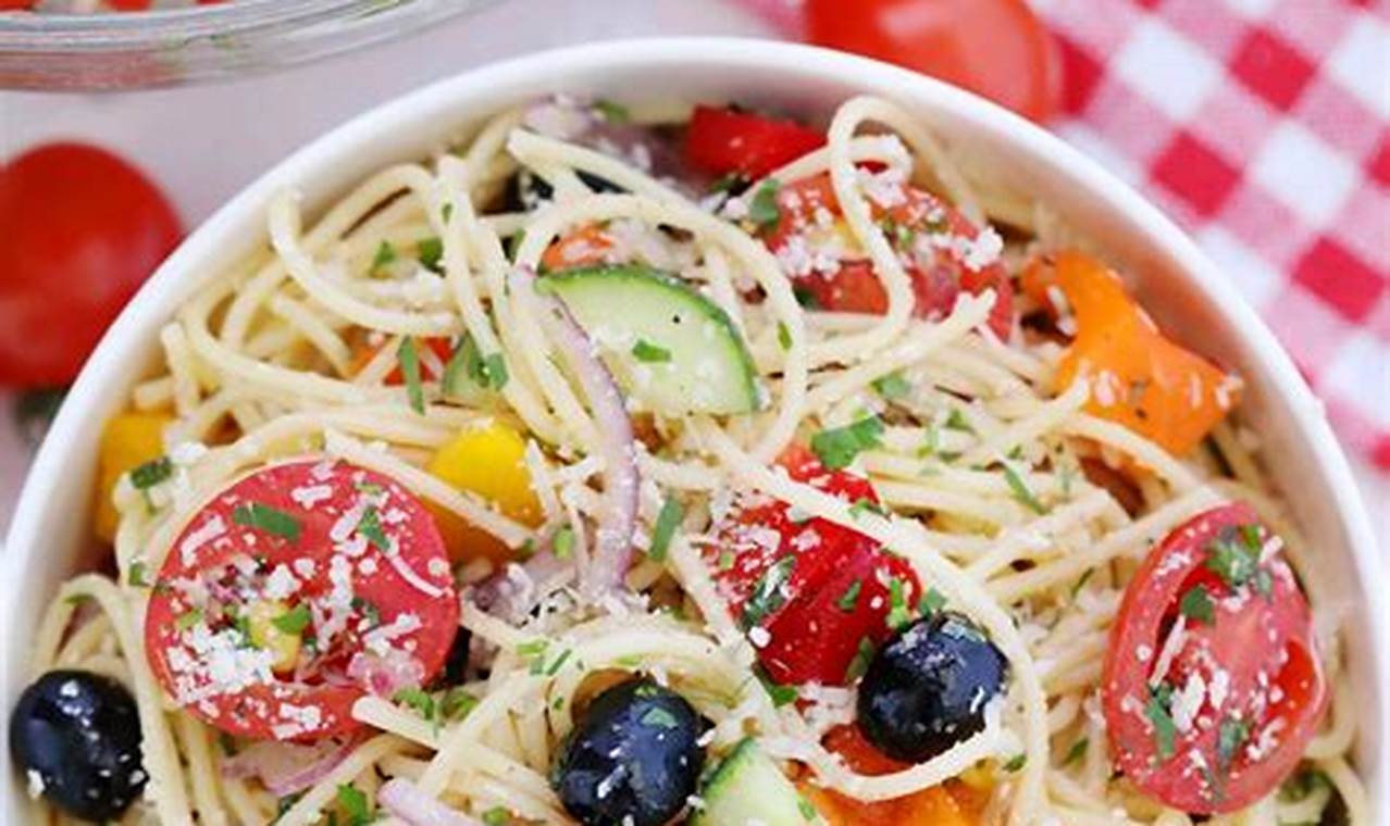 Spaghetti Pasta Salad Recipe