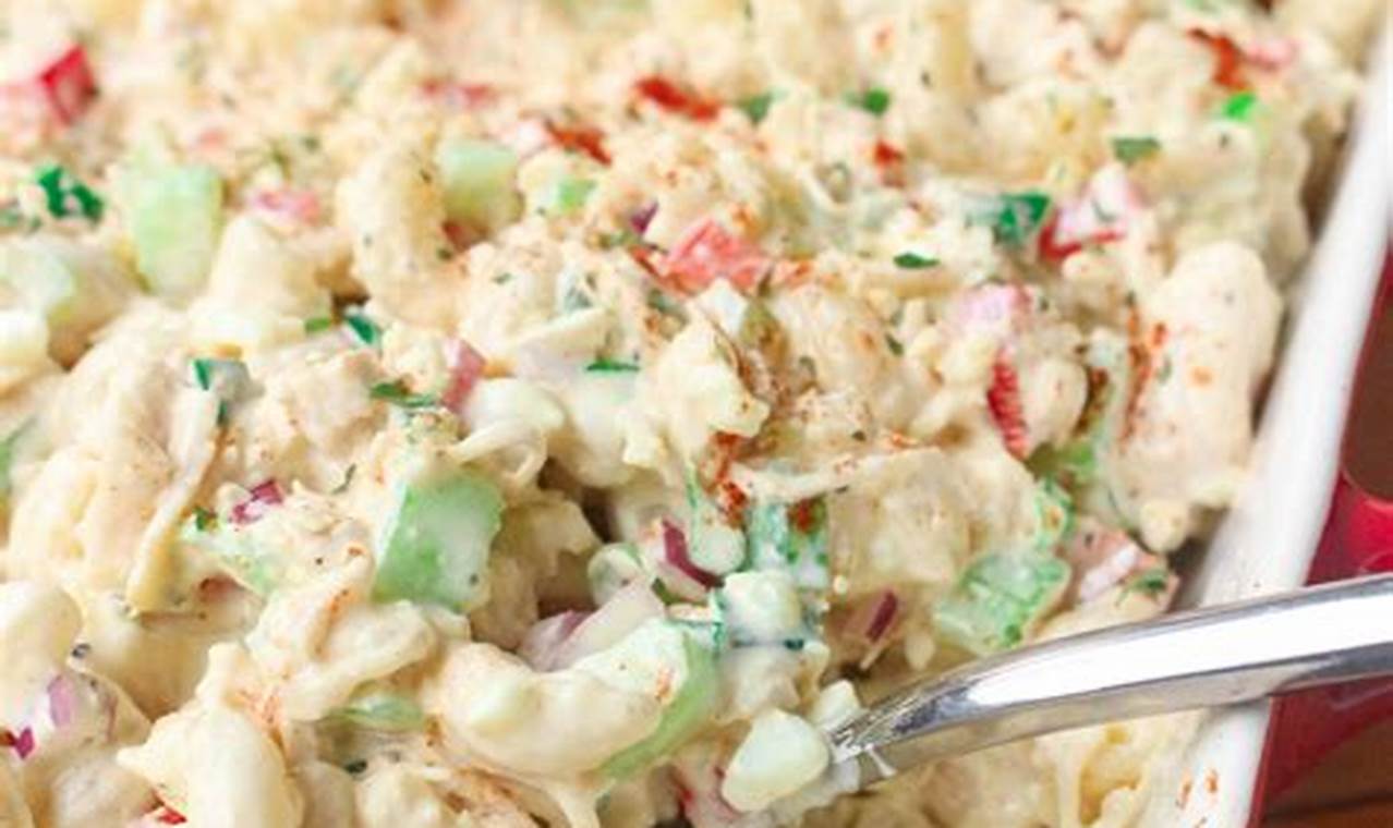 Classic Cold Chicken Pasta Salad with Mayo Recipe