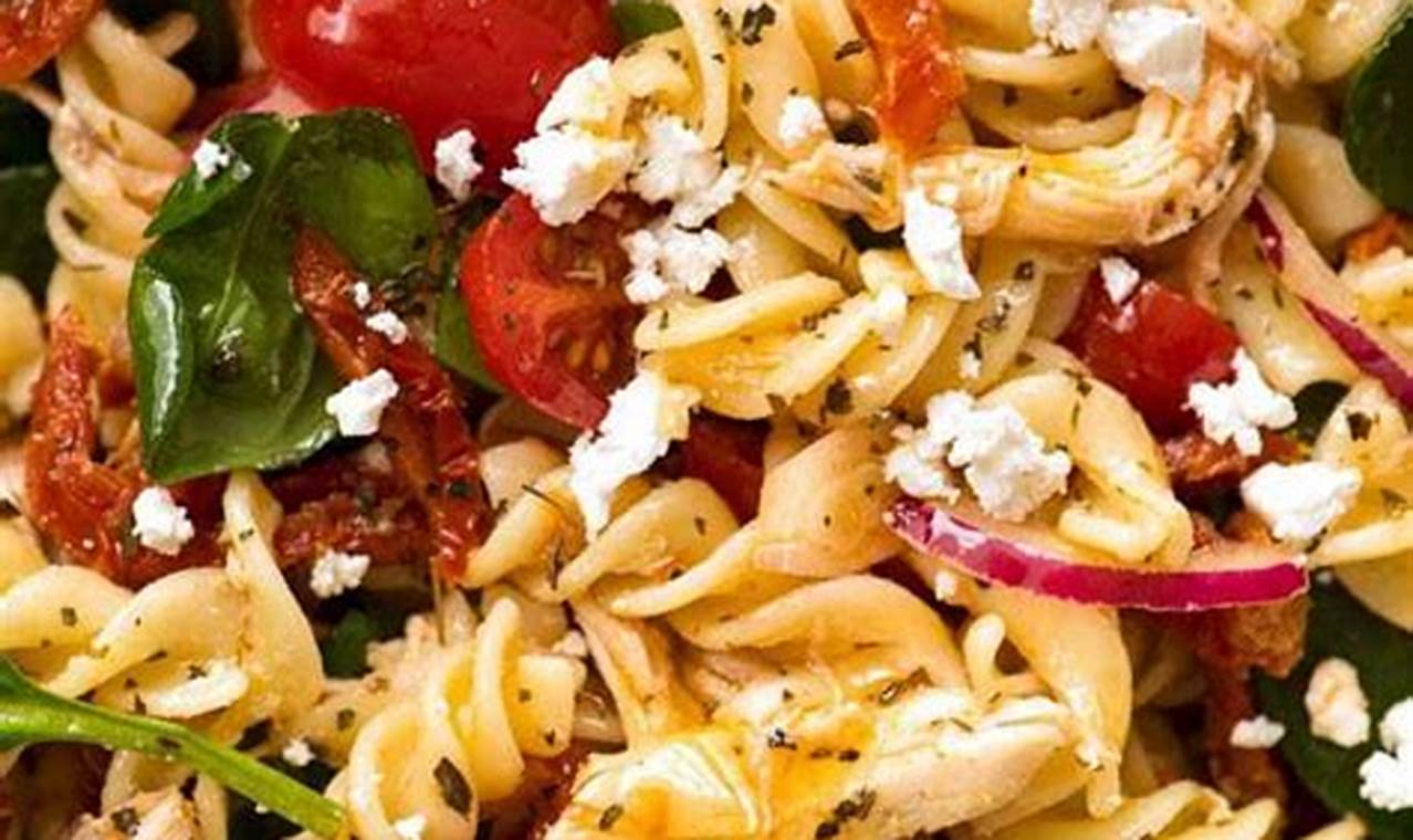 Sun Dried Tomato Pasta Salad Recipe